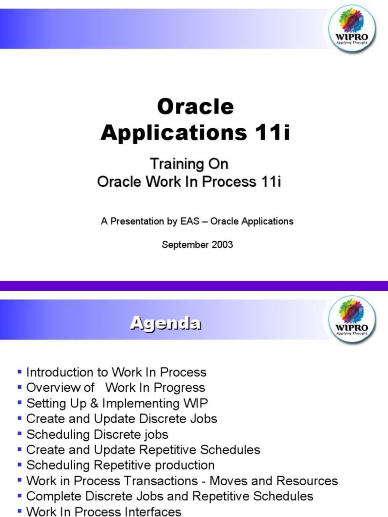 Oracle WIP | PDF | Debits And Credits | Inventory
