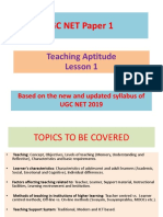 Teaching Aptitude Notes | PDF | Learning | Educational Assessment