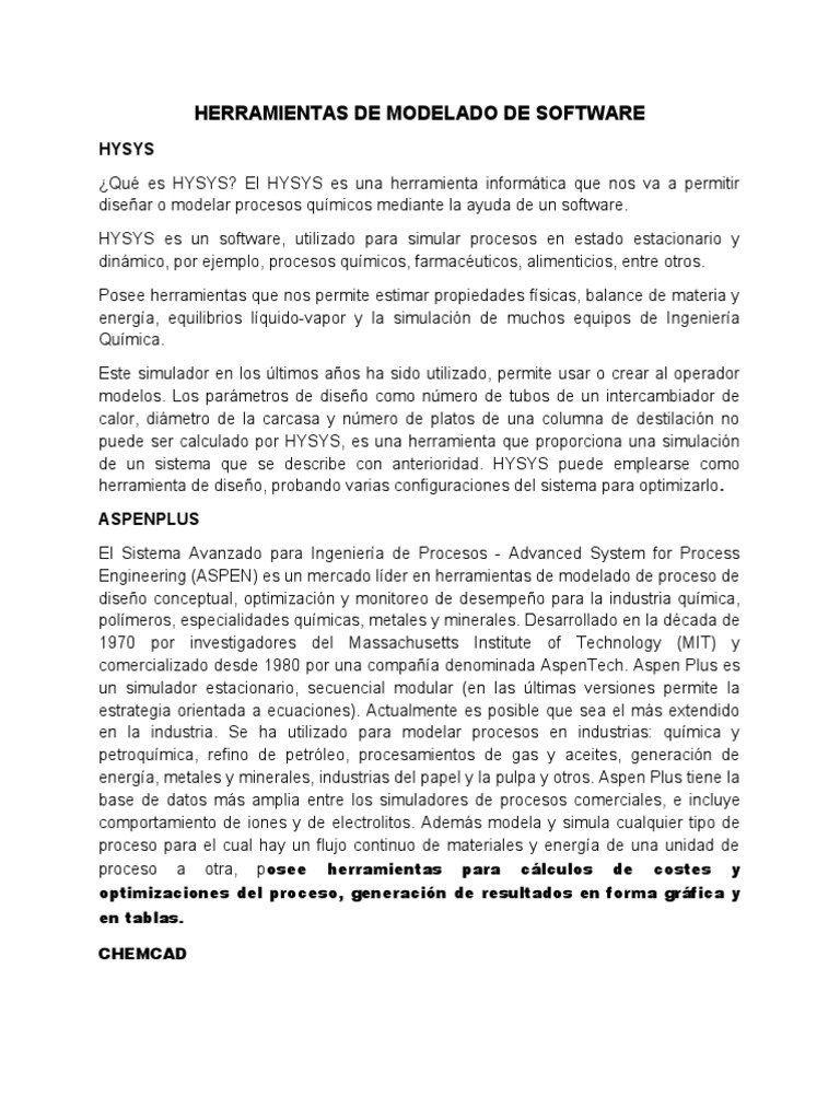 Herramientas de Modelado de Software | PDF | Objeto (informática ...