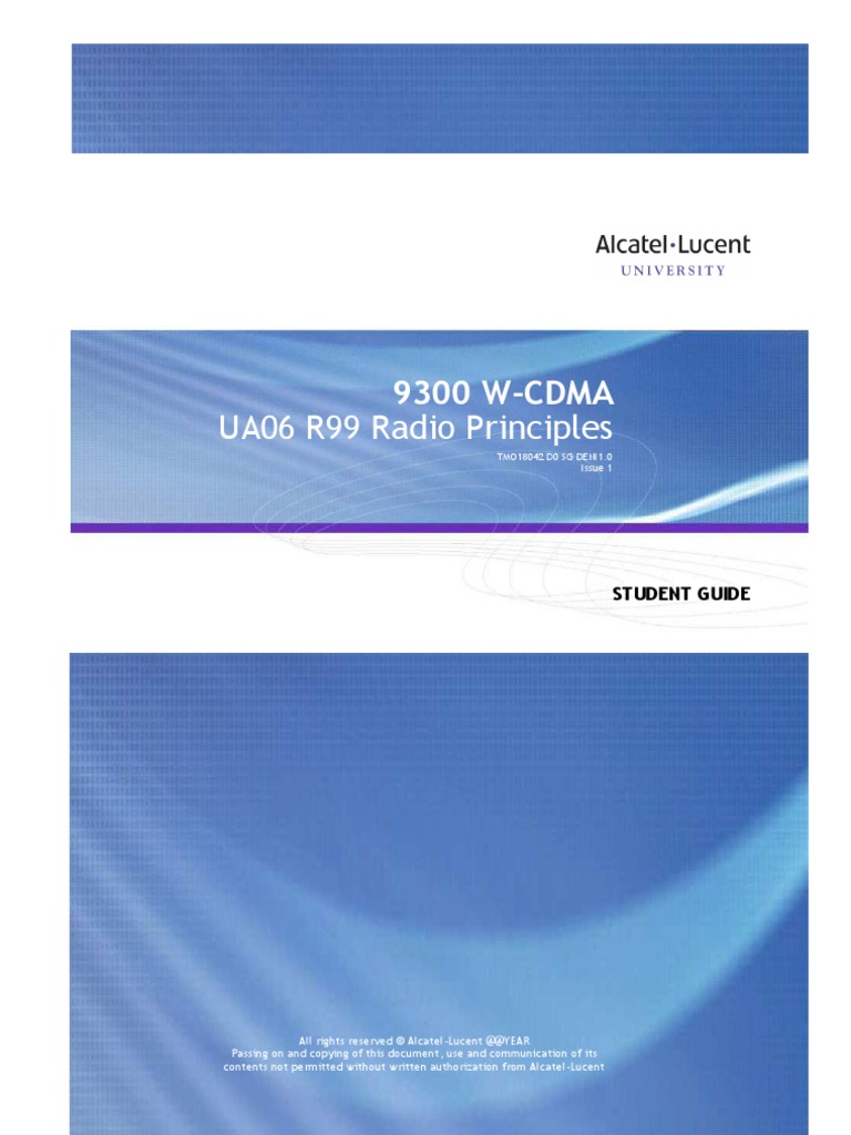 Wcdma Radio Principles Pdf Computer Network Asynchronous Transfer