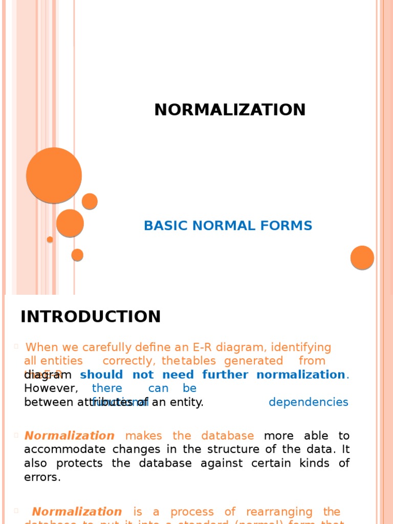 Normalization | PDF | Databases | Information Retrieval