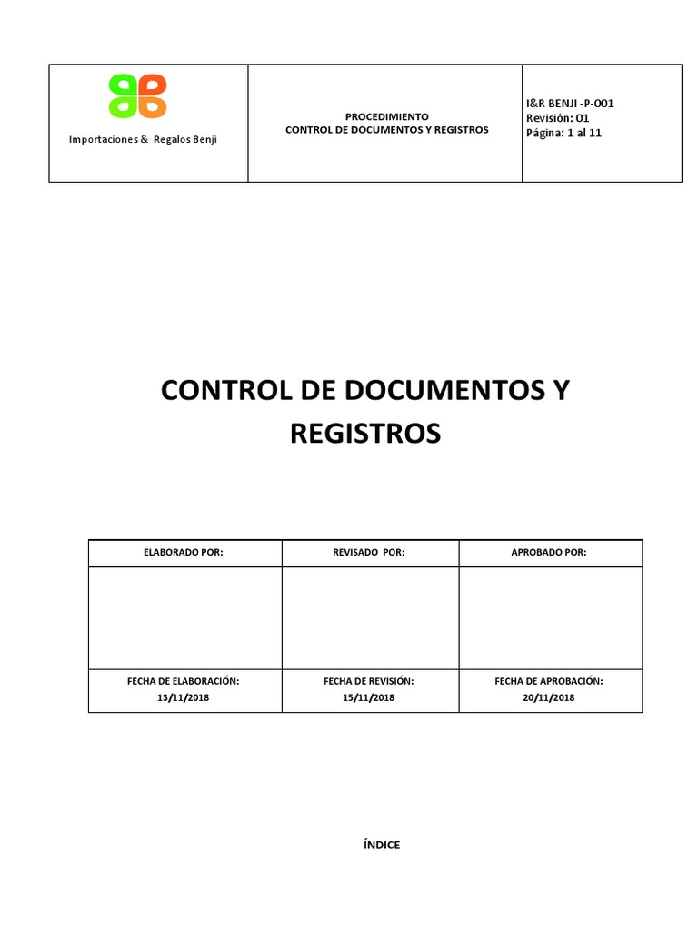 CONTROL DE DOCUMENTOS Y REGISTROS Final | PDF | Archivo de computadora | Servidor (Computación)
