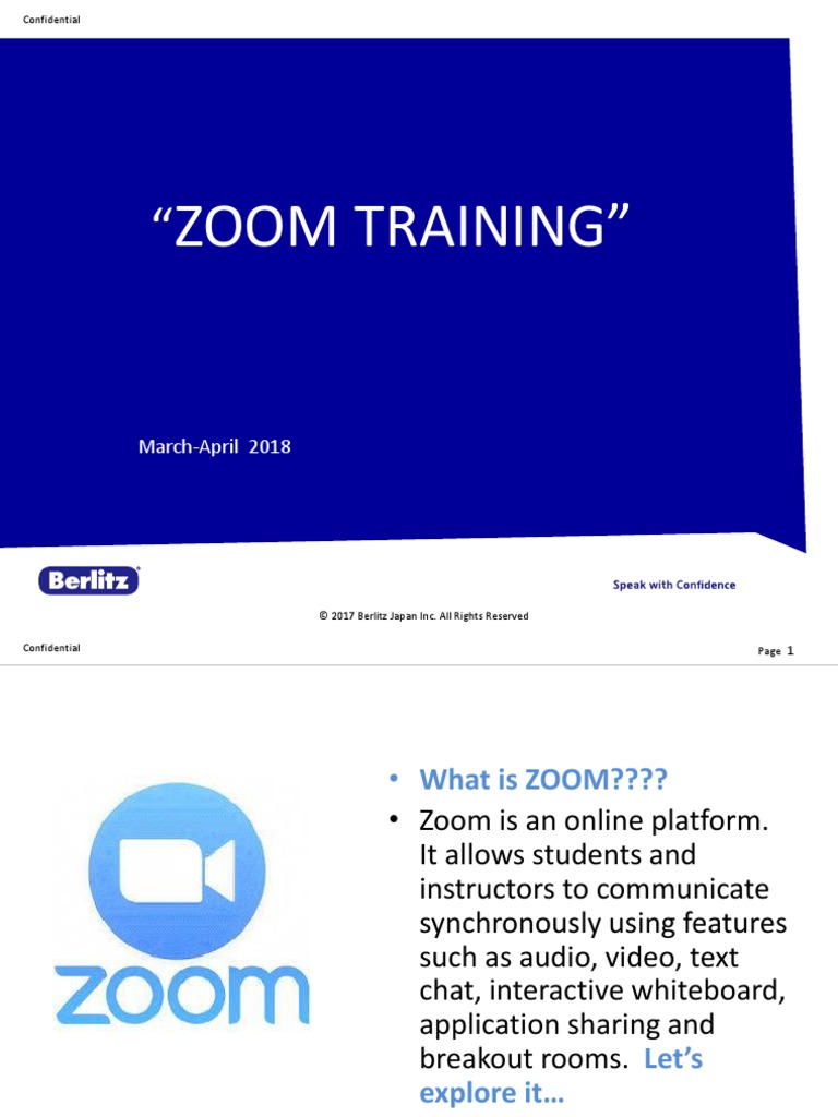 Zoom Training | PDF | Computer Monitor | Icon (Computing)