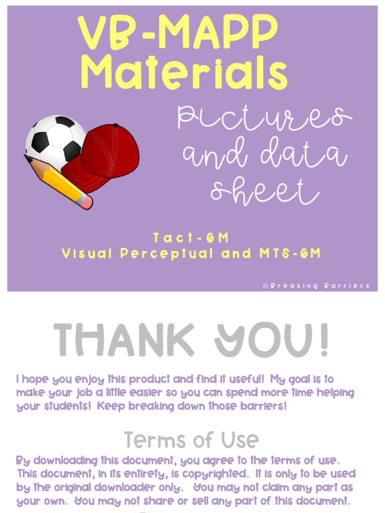 Vbmappalignedtact 6 Mandvpmts 6 Mmaterials | PDF