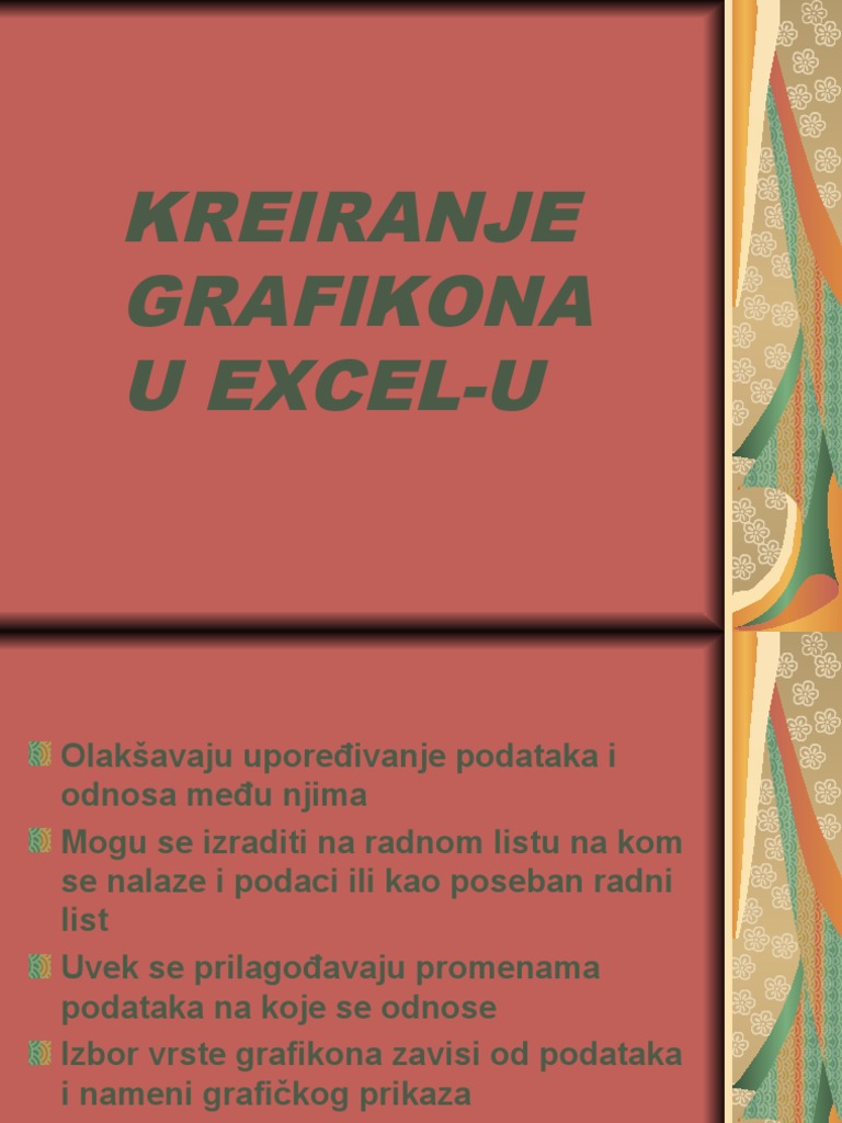 Grafikoni U Excel-U | PDF