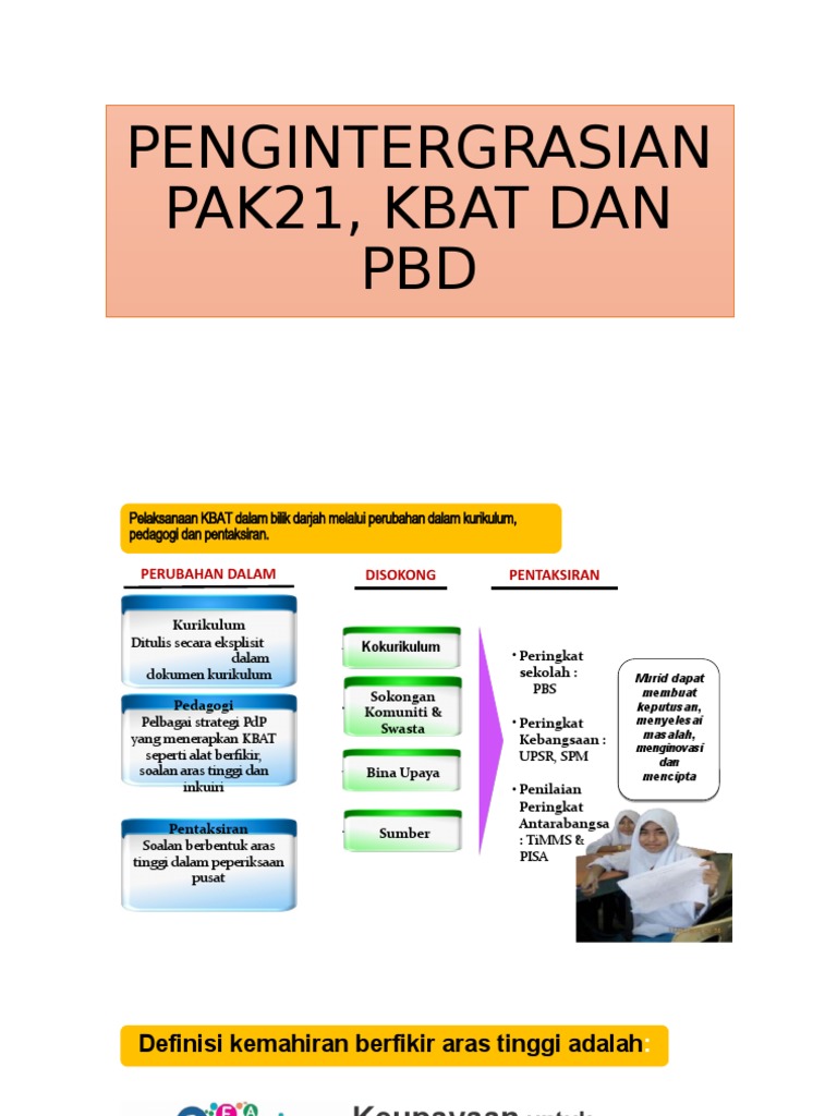 4 Pengintegrasian Pak21 Kbat PBD SKPMG2 | PDF