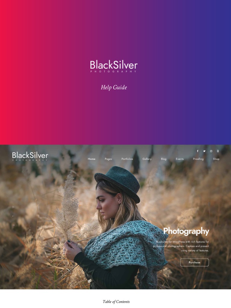 Blacksilver Help Guide | PDF | Menu | Menu (Computing)