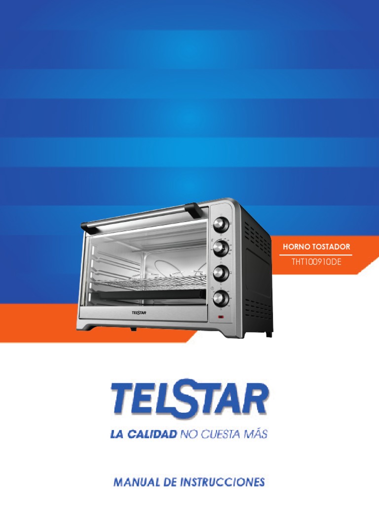 Manual Horno Tostador Tht100910de | PDF | Enchufes y tomas de corriente alterna | Agua