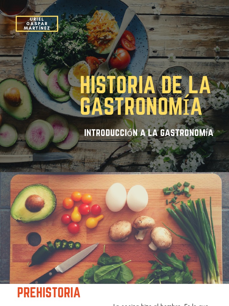 Historia De La Gastronomía Pdf Pdf Gastronomía Carne