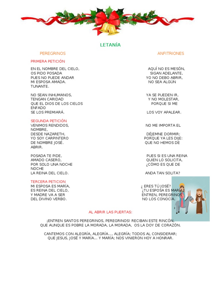 Canto para Pedir Posada 2019 | PDF