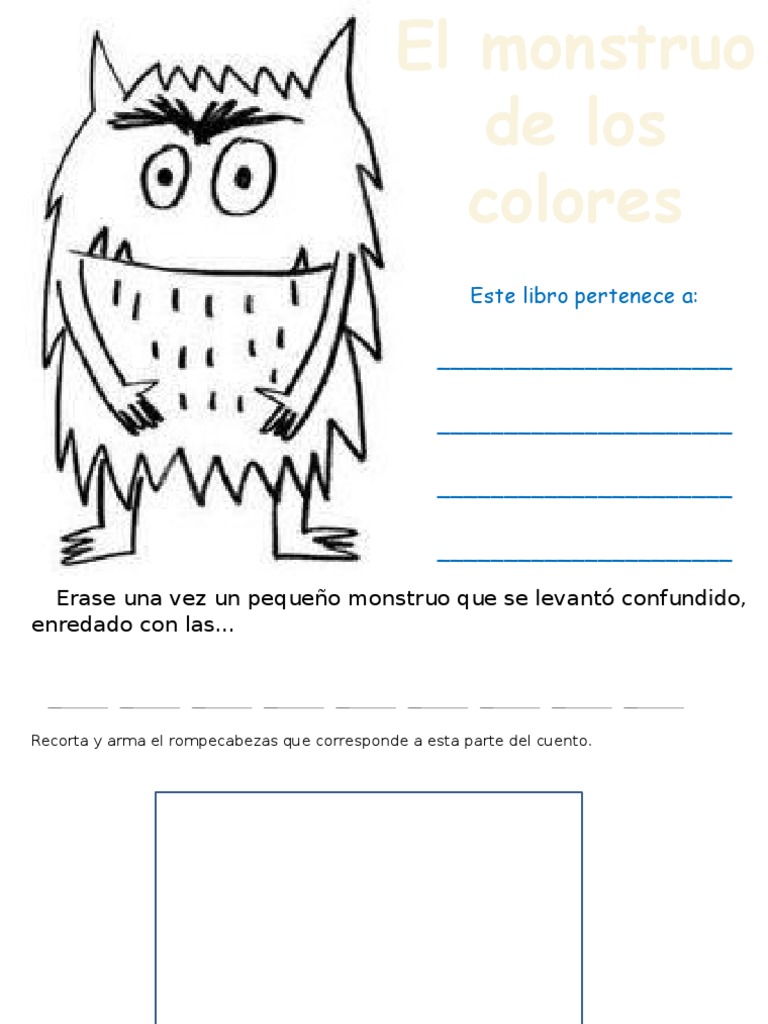 El Monstruo de Los Colores | PDF | Ficción general