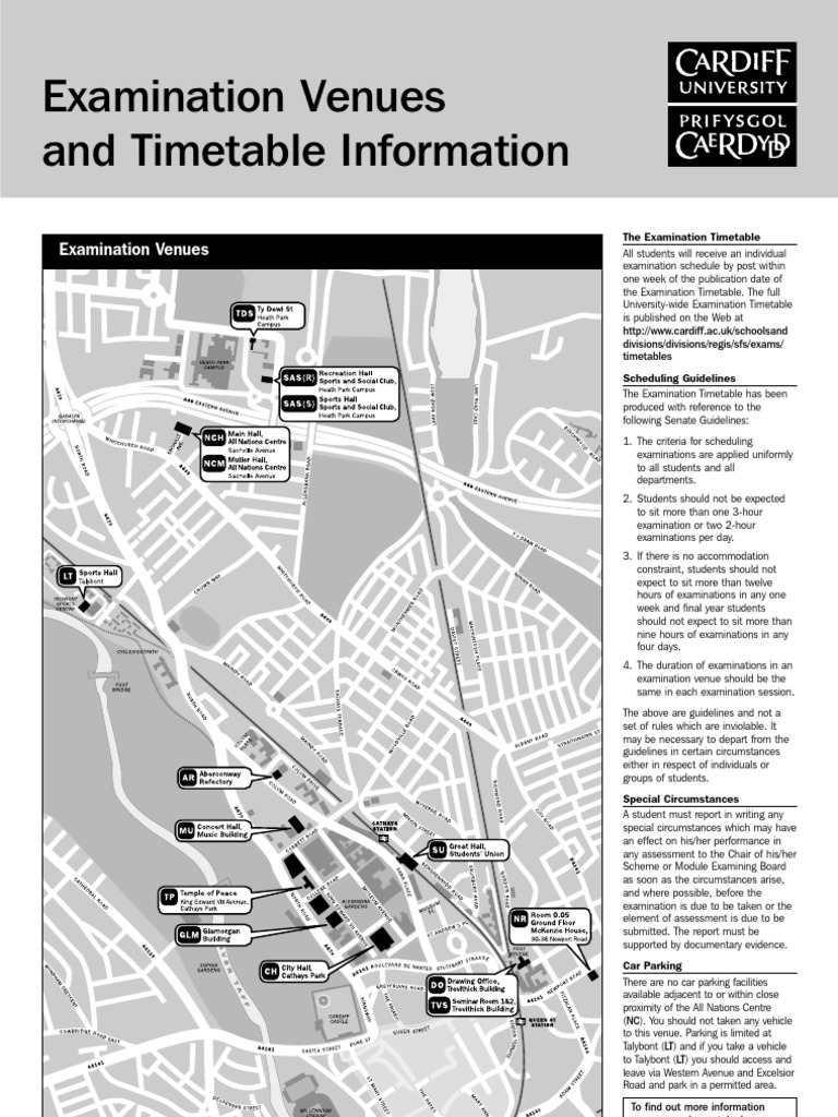 Exam Location Map | PDF | Test/Examination | Business