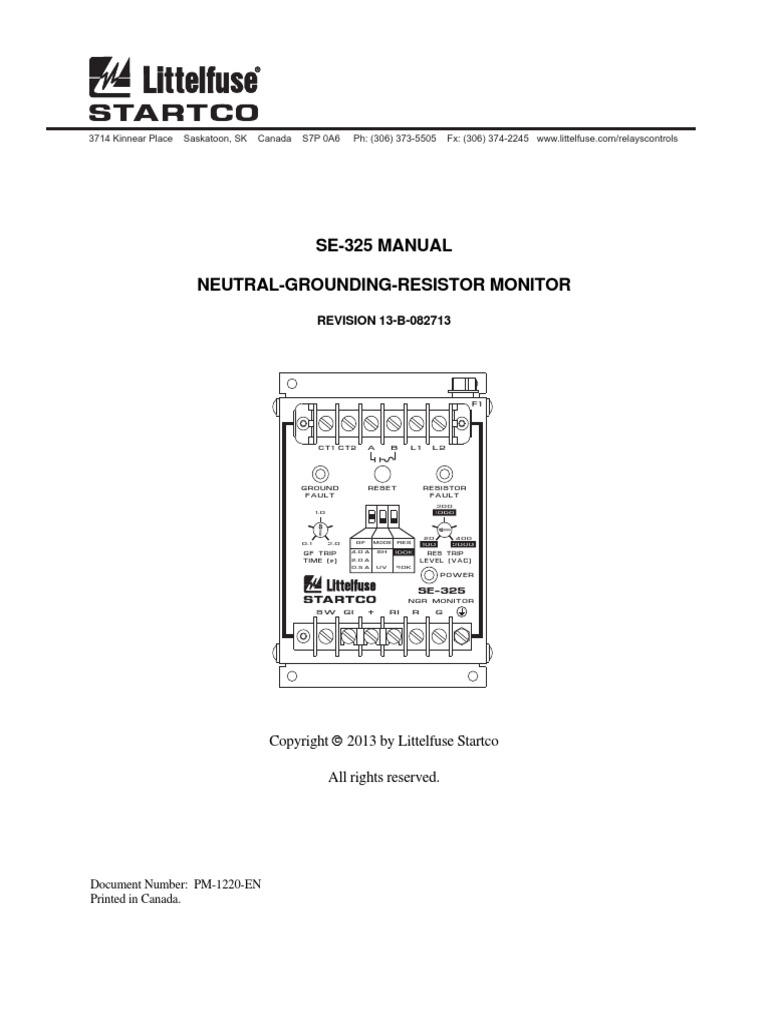 SE 325 Manual PDF | PDF | Resistor | Transformer