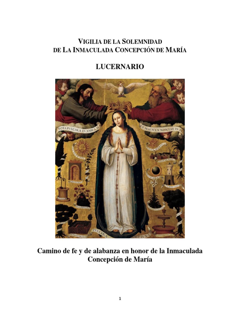 Lucernario en la Inmaculada Concepción | PDF | María, madre de Jesús ...