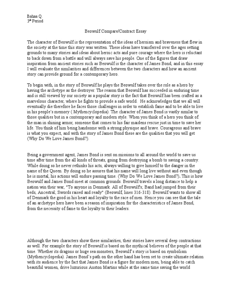 Beowulf Compare | PDF | Hero | Beowulf