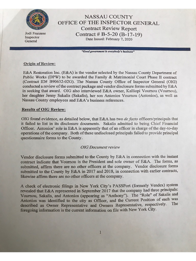 Inspector General Report | PDF