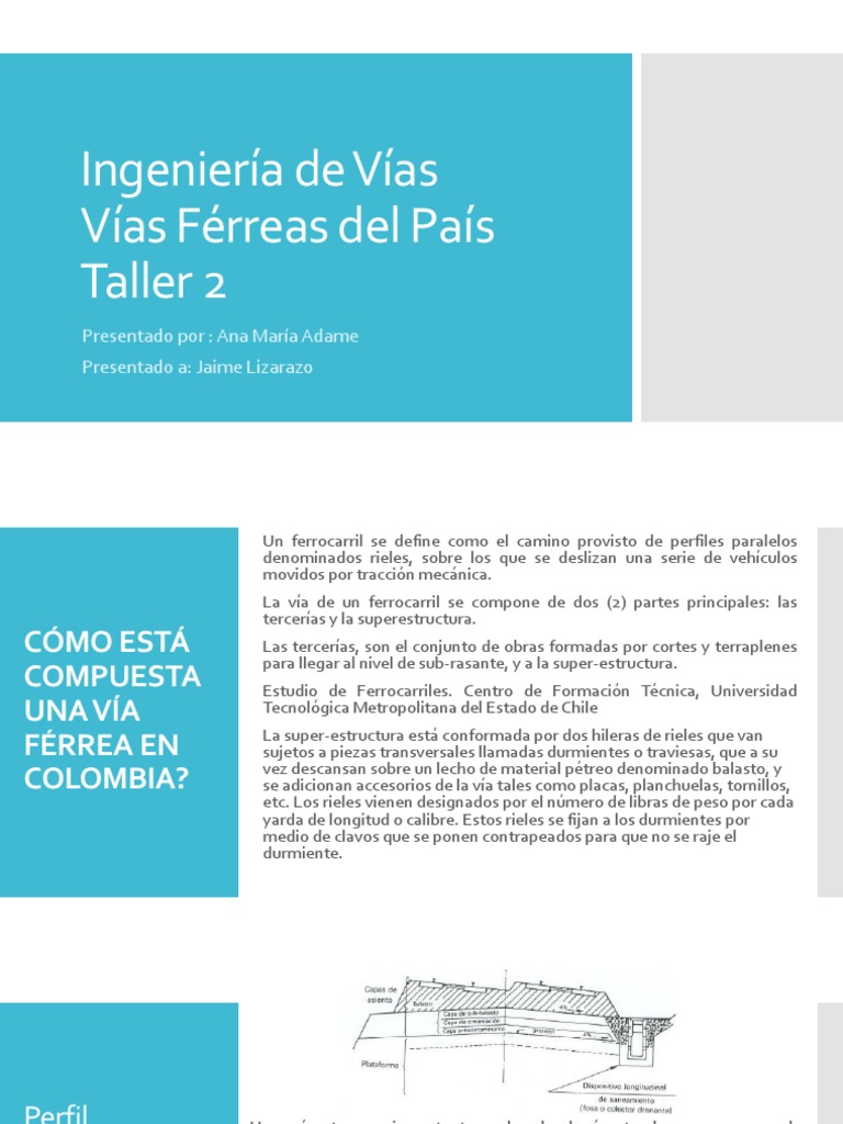 Ingenieria de Vias - Vias Ferreas | PDF | Transporte ferroviario | Track (transporte ferroviario)