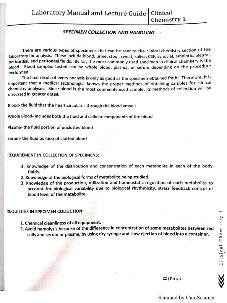 Blood Collection Manual PDF | PDF