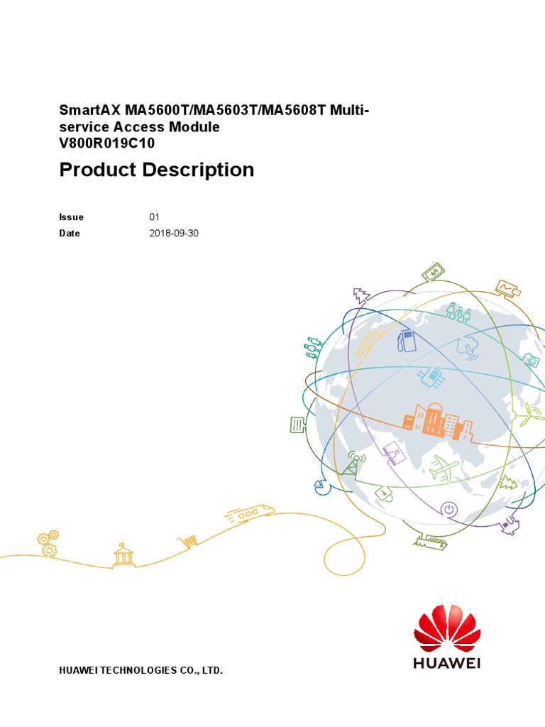 MA5603T Product Description | PDF | Fiber To The X | Computer Network