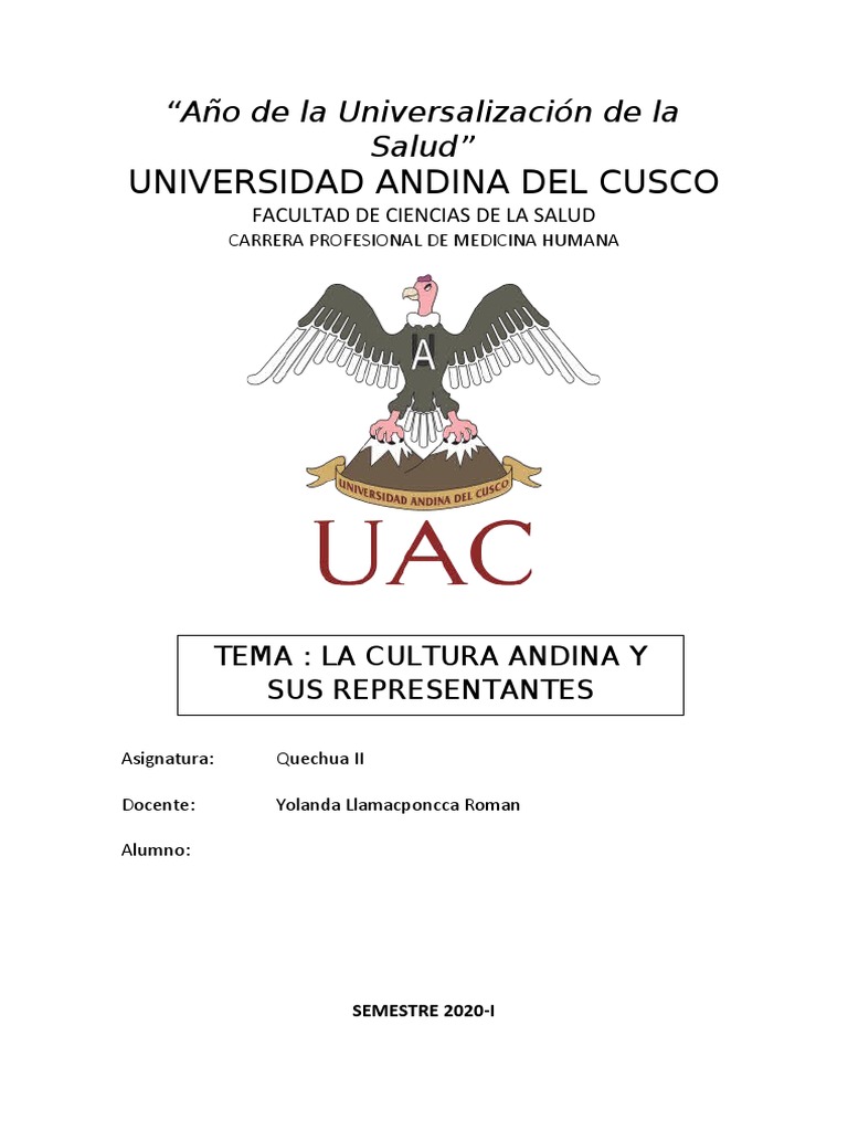 Cultura Andina: Representantes y Arte | PDF | Perú | Pinturas