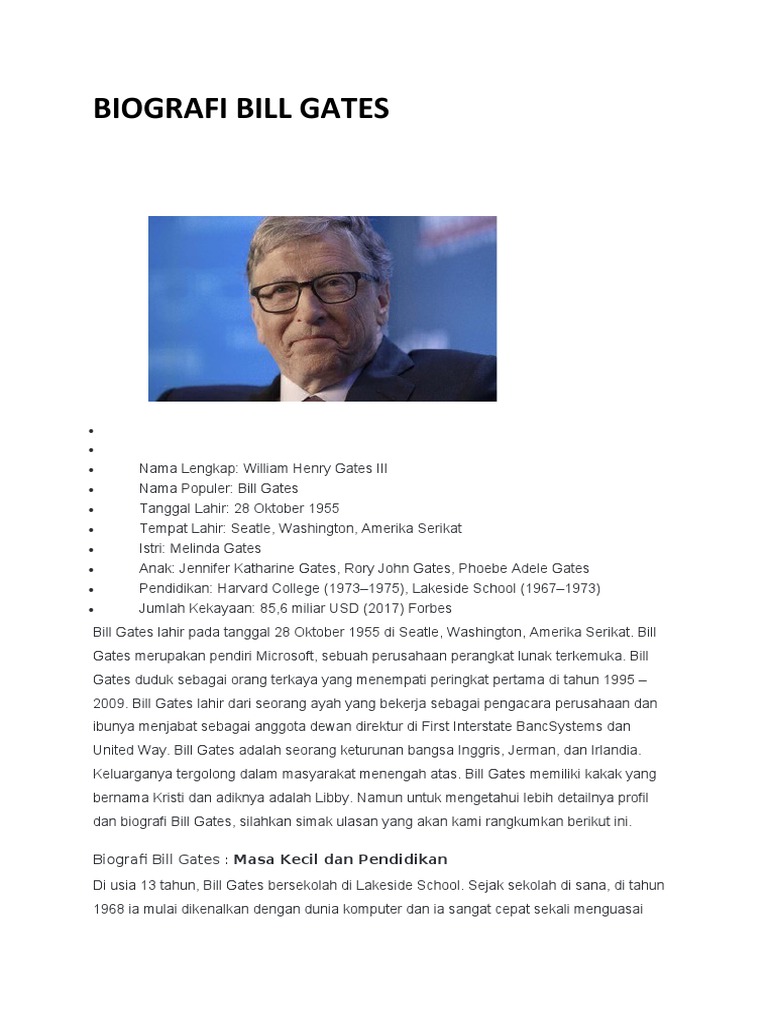 Bill Gates | PDF