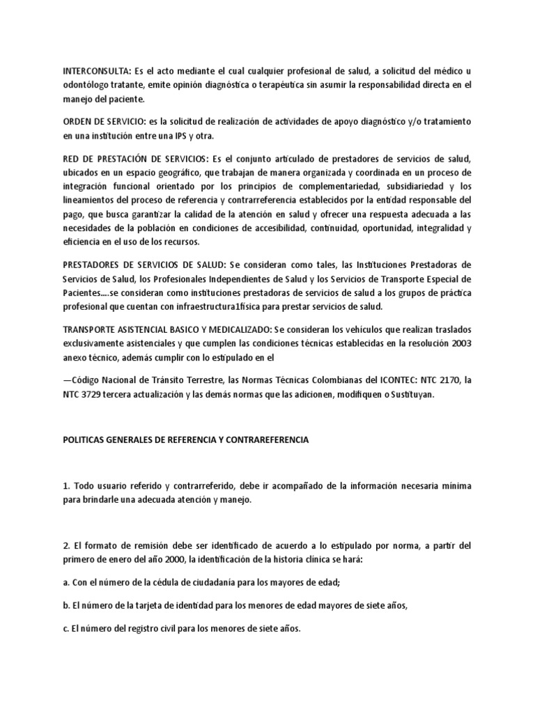 INTERCONSULTA | PDF | Ambulancia | Bienestar