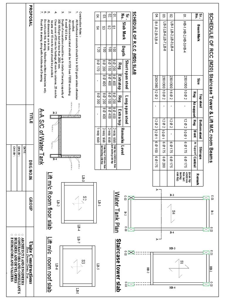 Detailed Estimate of A G-3 Building in Excel - Part 11 - Headroom & Lift Slab PDF | PDF ...