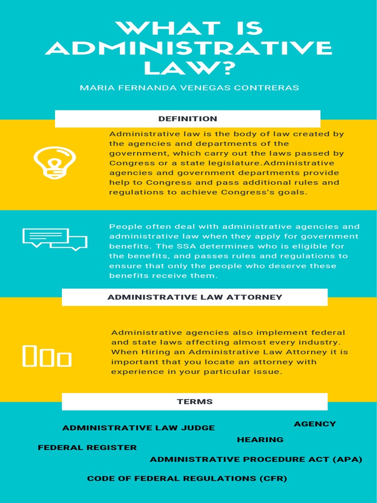 Infographic Administrative Law | PDF