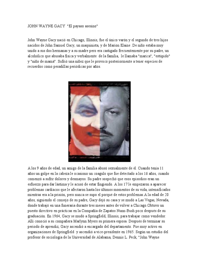 John Wayne Gacy | PDF | Ciencias del comportamiento | Sicología