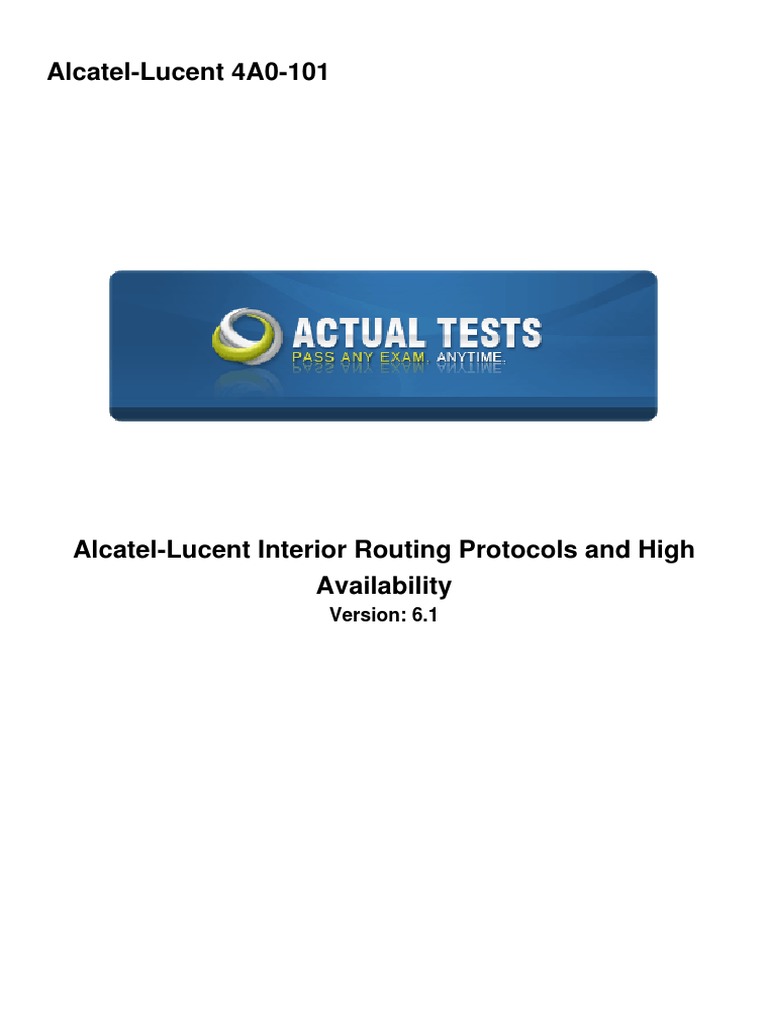 4a0 101 | PDF | Routing | Computer Network