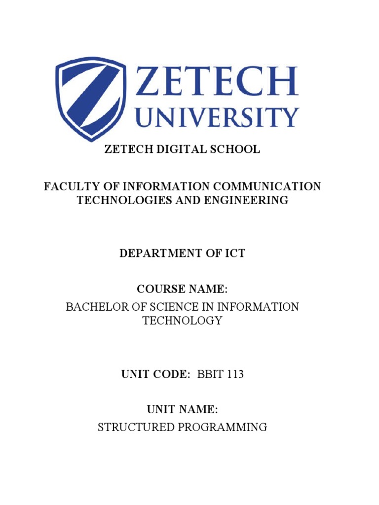 Structured Programming | PDF | Computer Program | Programming
