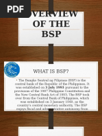 BSP Organizational Structure Overview | PDF | Money | Economies