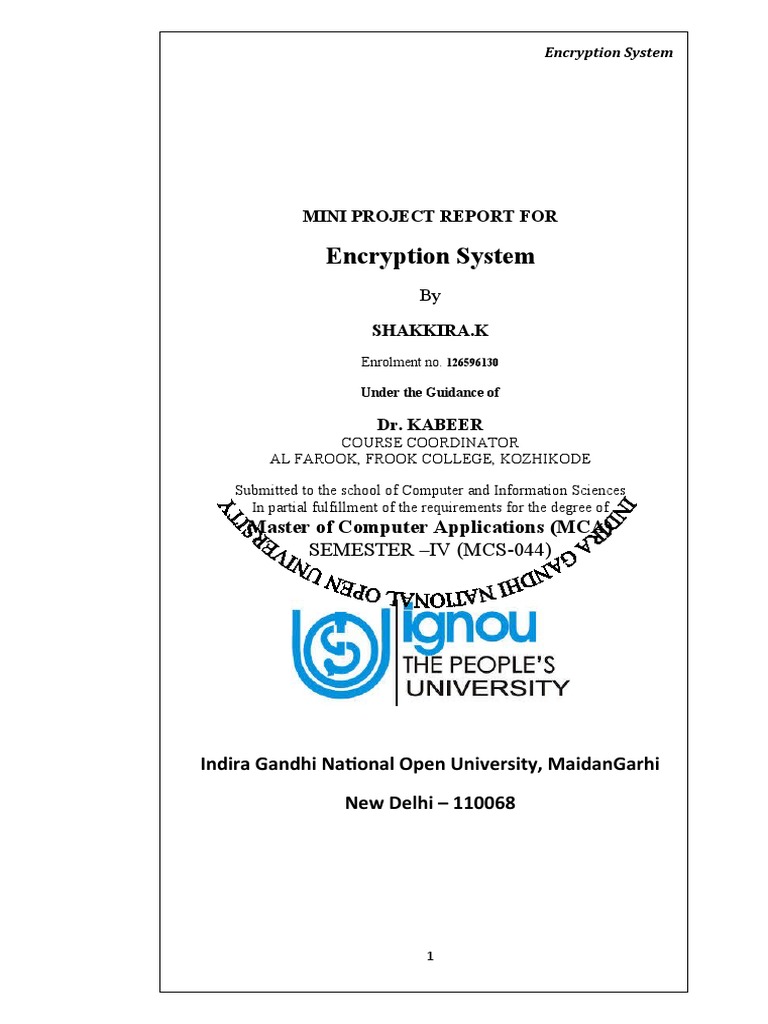 Project Report For Aes | PDF | Object Oriented Programming | Encryption