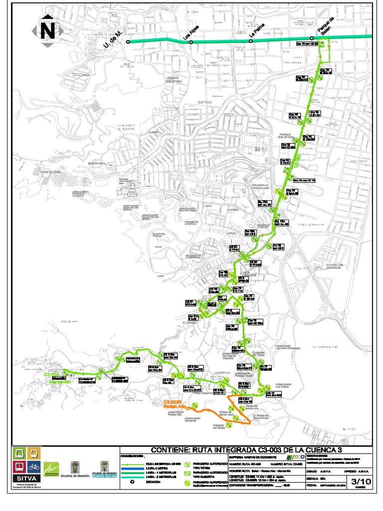 Mapa Ruta C3 003 RLC 09 2016 | PDF