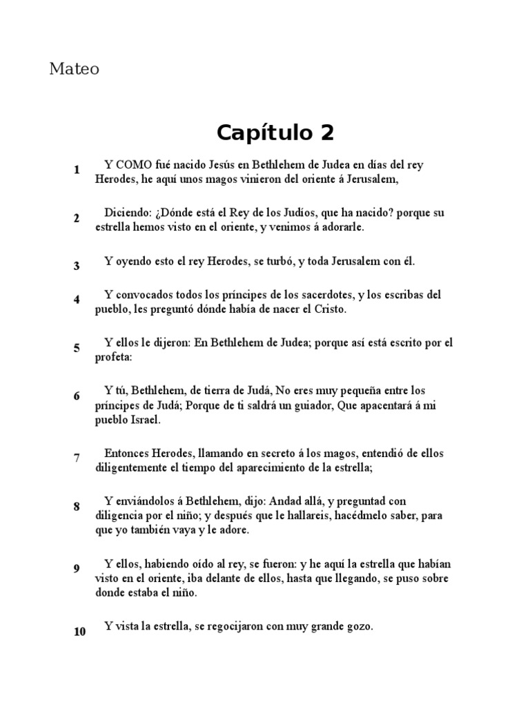 Mateo Capitulo 2 | PDF | Herodes el grande | Reyes Magos