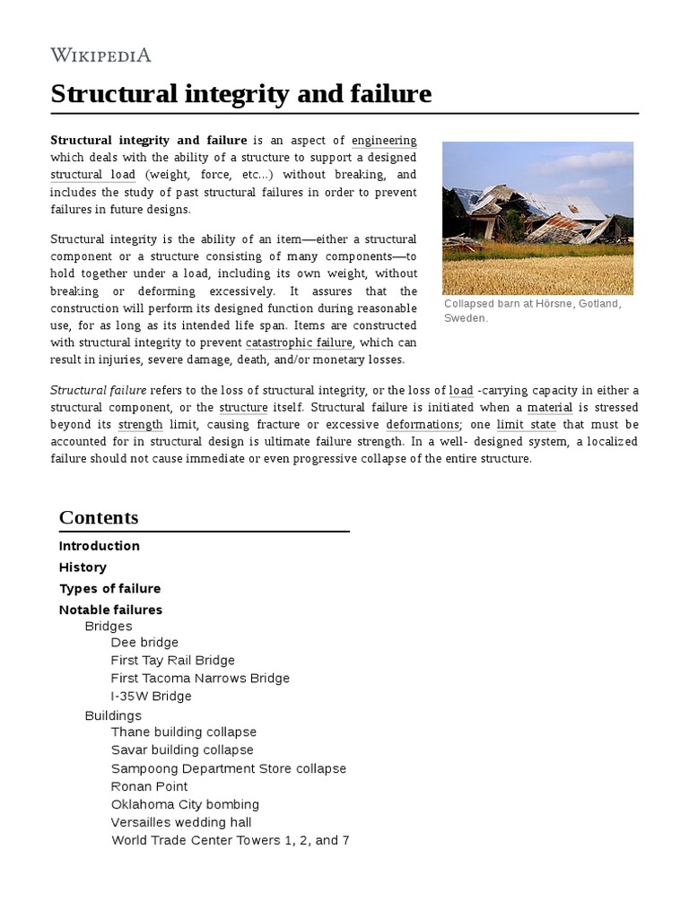 Structural Integrity and Failure | PDF | Fracture Mechanics | Strength ...