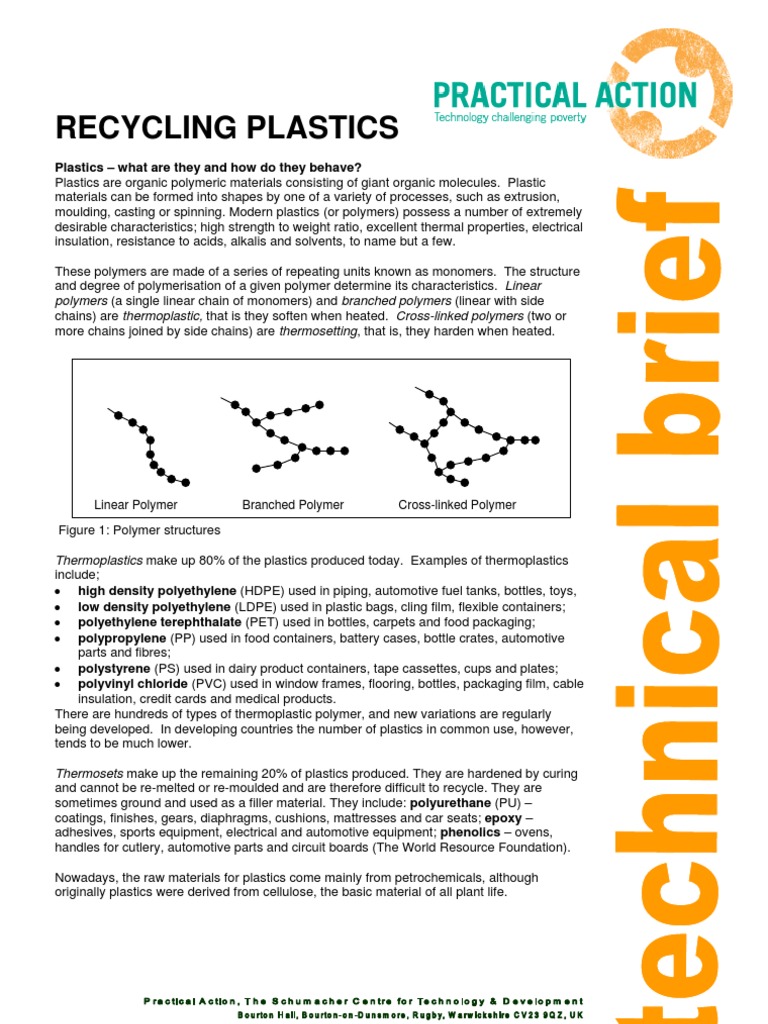 Recycling Plastics | PDF