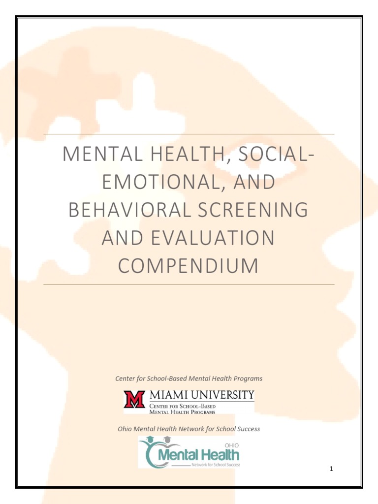 A Comprehensive Guide to Mental Health, Social-Emotional, and ...