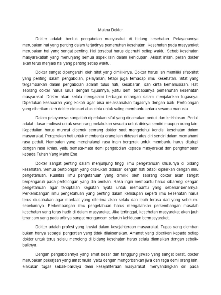 Contoh Sintesis | PDF