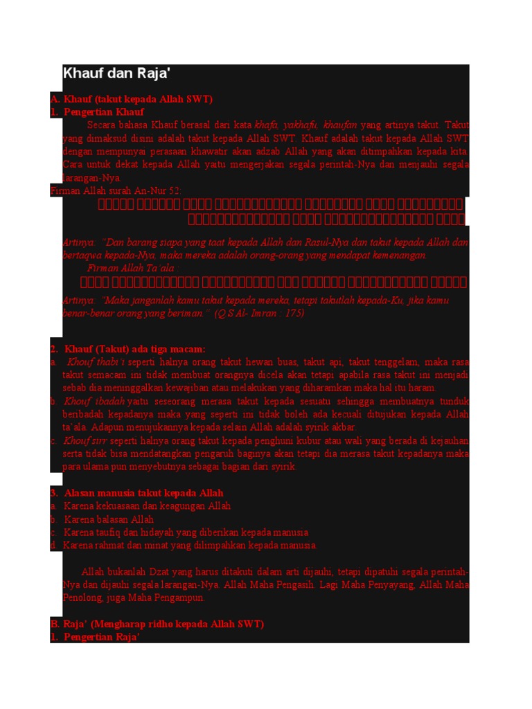 Khauf Dan Raja | PDF