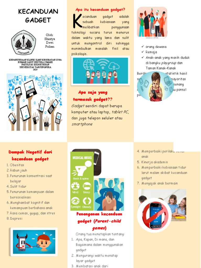 Kecanduan Gadget pada Anak dan Dampak Negatifnya serta Penanganannya | PDF