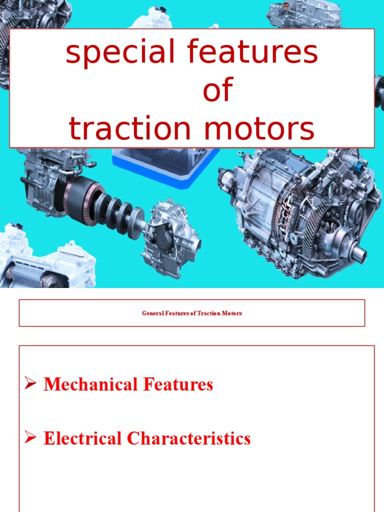5 Traction PPT Prakash - 1 | PDF | Electric Motor | Physical Quantities