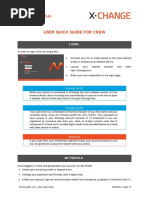 XChange User Quick Guide v5.4 | PDF | Login | Telephone