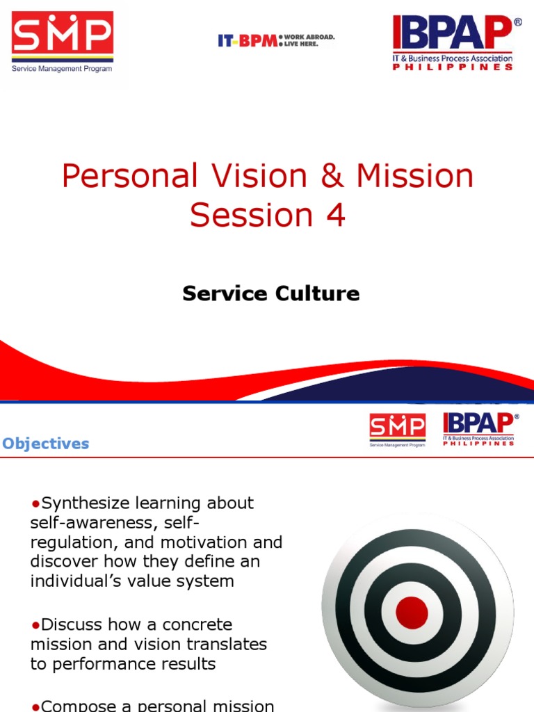 4 Personal Vision Mission | PDF | Goal | Strategic Planning