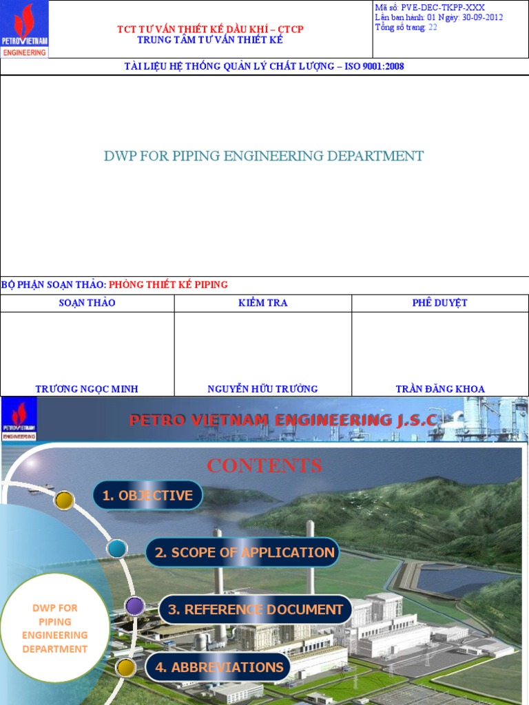 DWP For Piping Engineering | PDF | Specification (Technical Standard ...