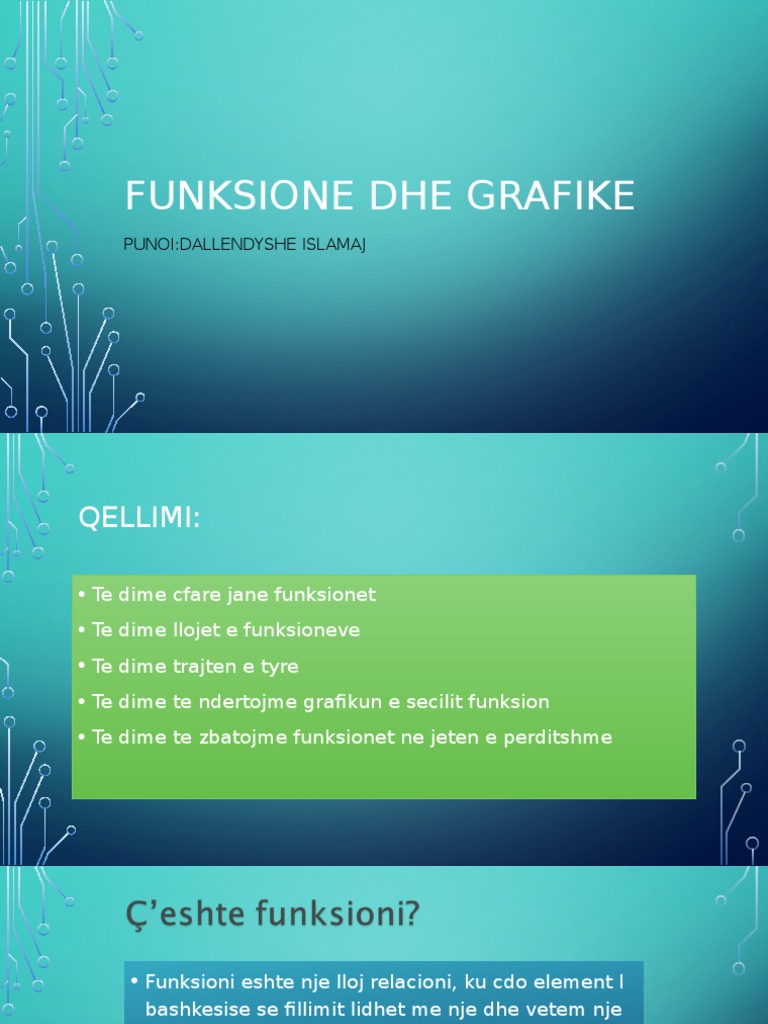 Funksione Dhe Grafike | PDF