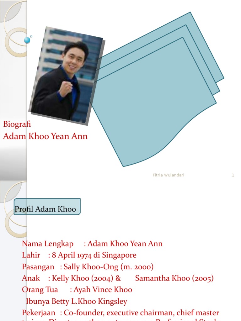 Biografi Adam Khoo | PDF