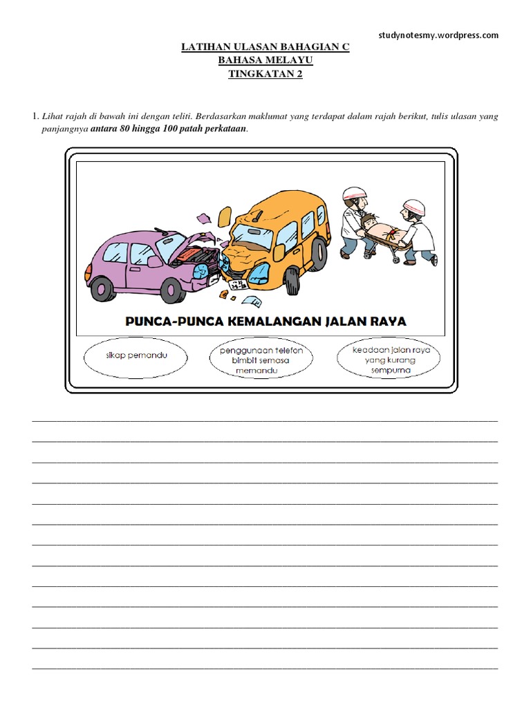 Latihan Ulasan Bahagian C Bahasa Melayu Tingkatan 2 PDF | PDF