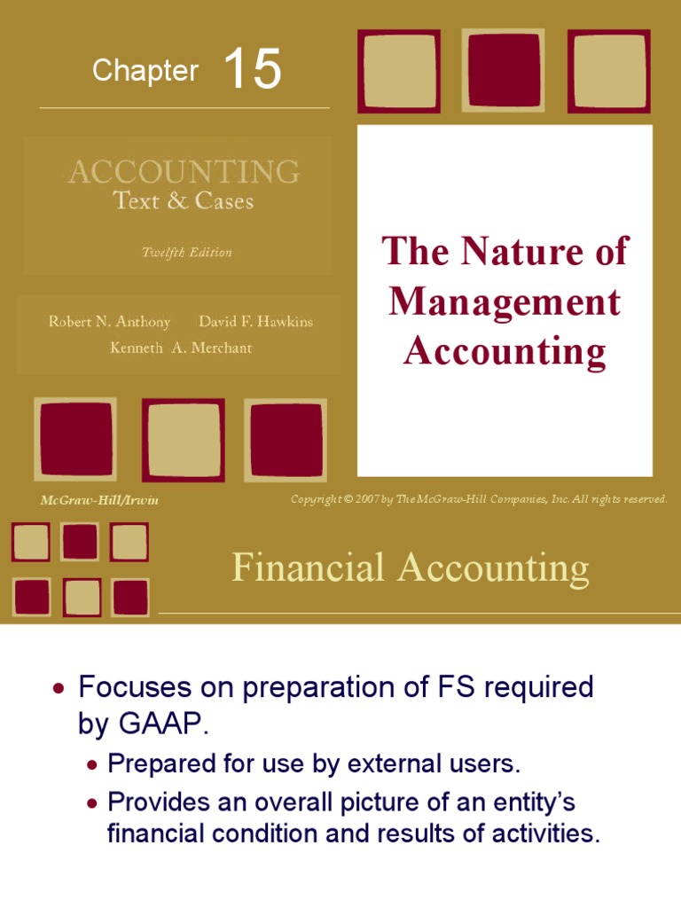 Chapter 15 Acc Text Cases | PDF | Accounting | Management Accounting