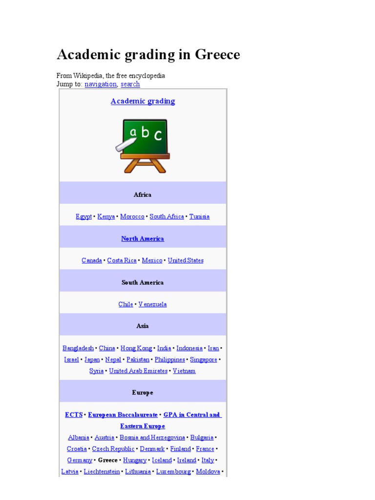 Academic Grading in Greece | PDF | Academic Degree | Qualifications